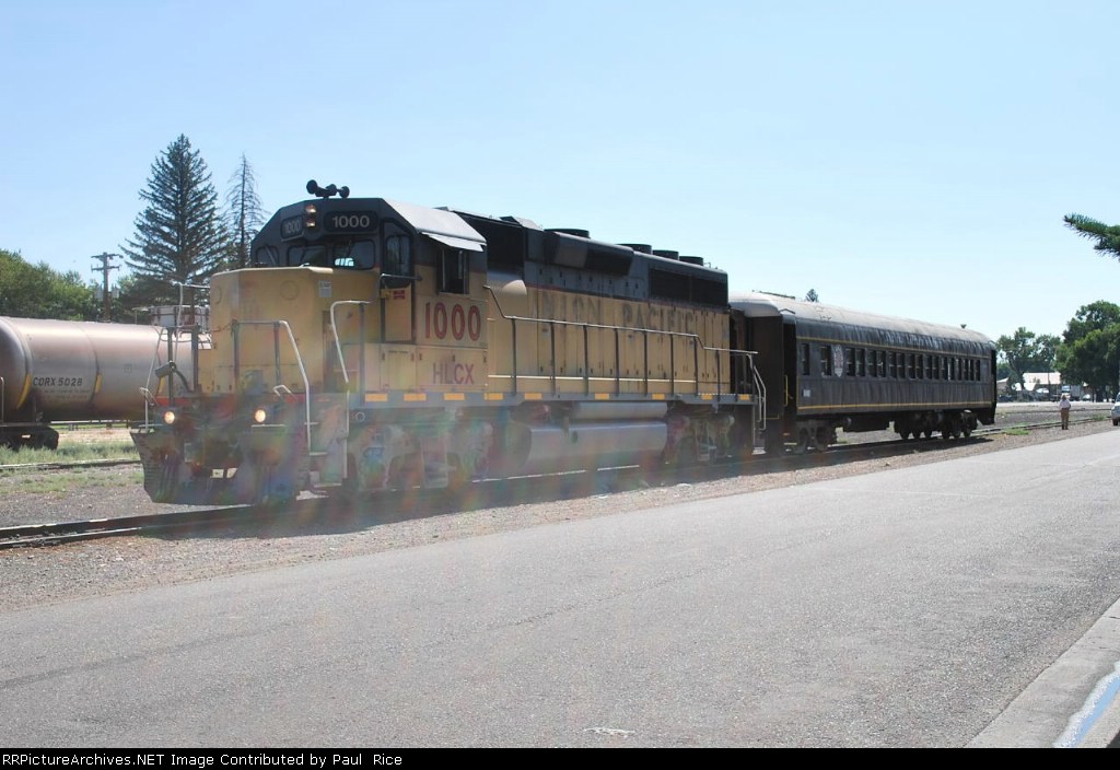 HLCX 1000, Potato Valley Explorer Arriving Monte Vista